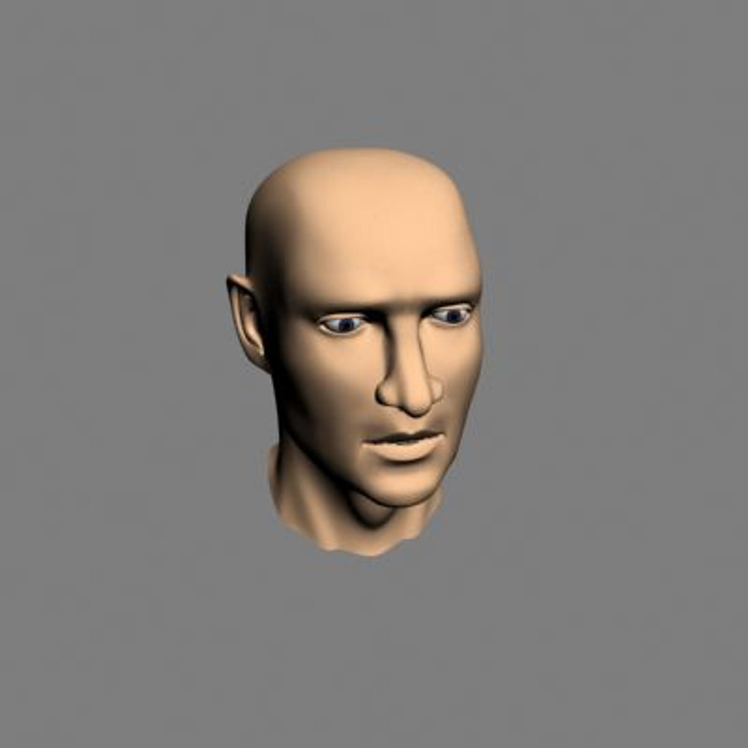 Realistic Head 3d Max