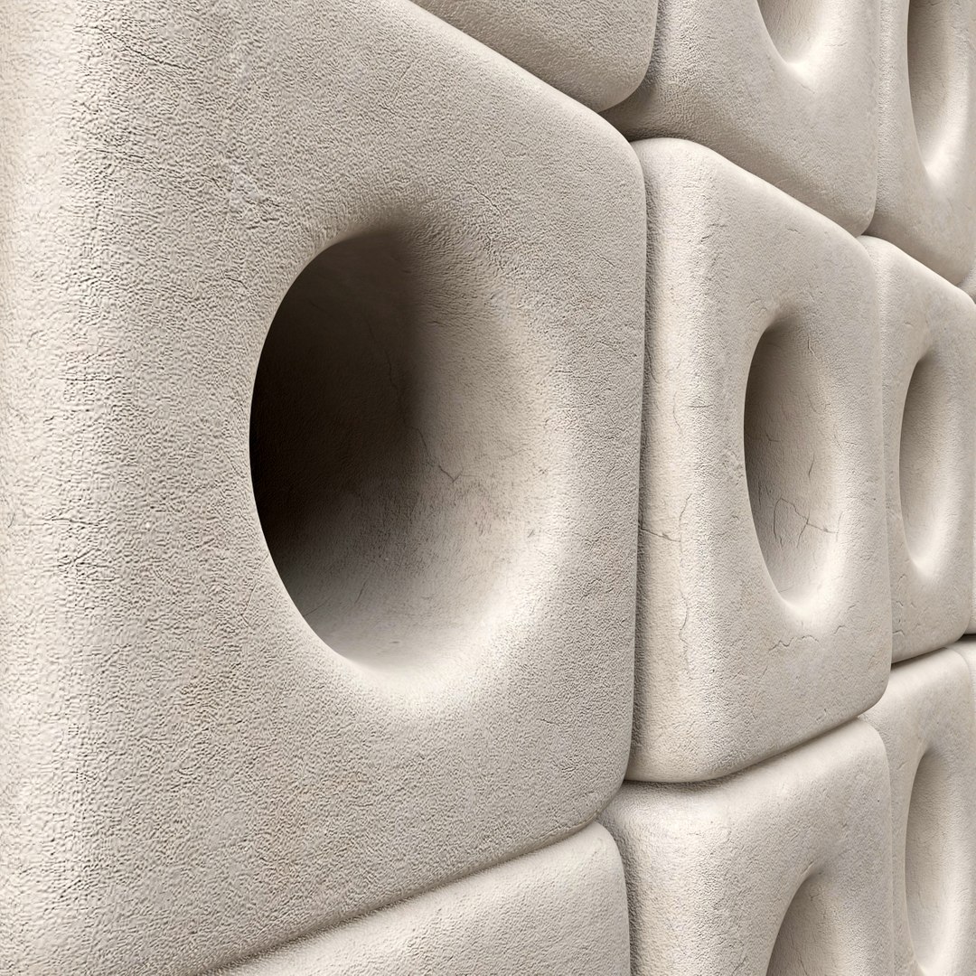 3d model stone panel