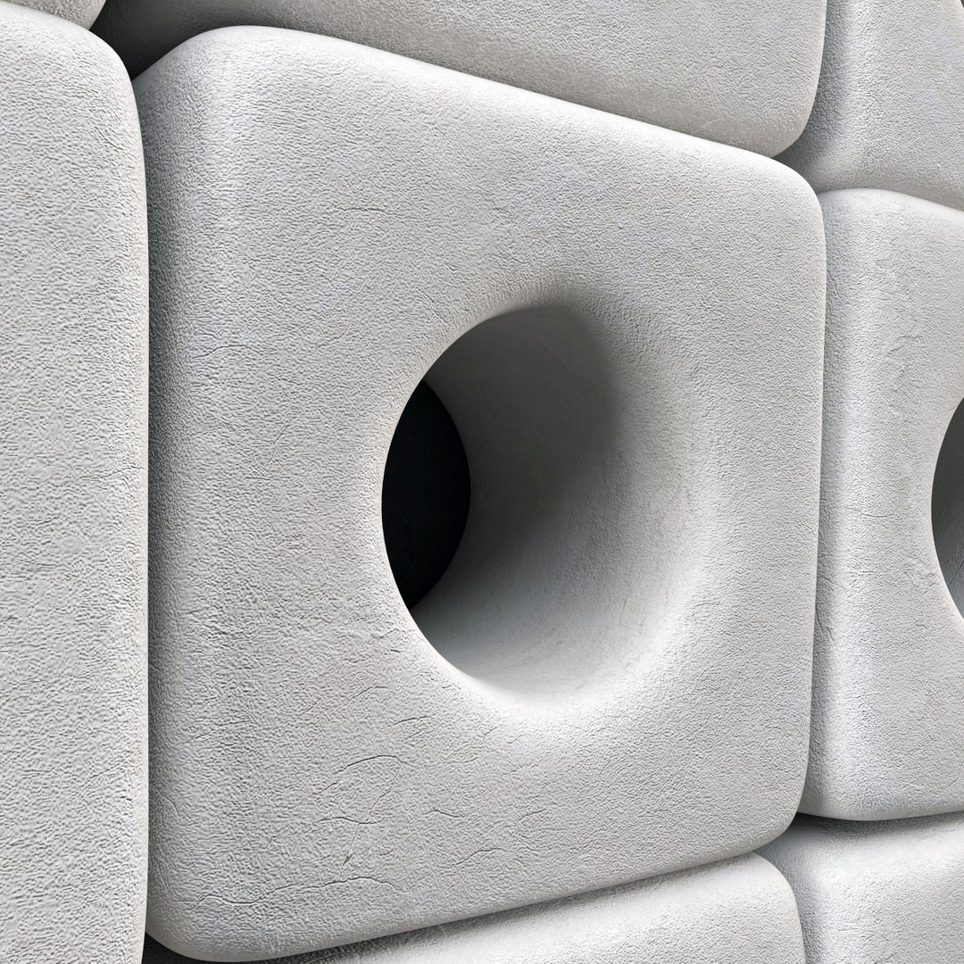 3d model stone panel