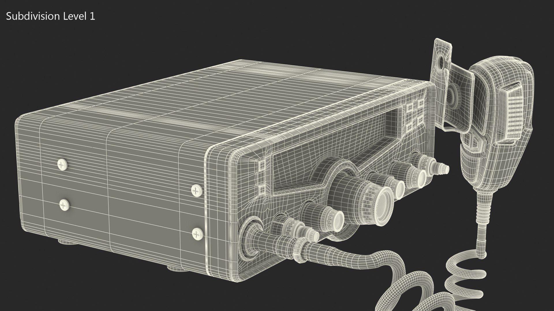 Cobra Cb Radio 3D Model - TurboSquid 1605294