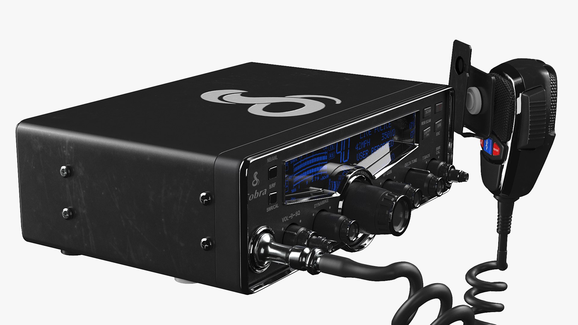 Cobra Cb Radio 3D Model - TurboSquid 1605294