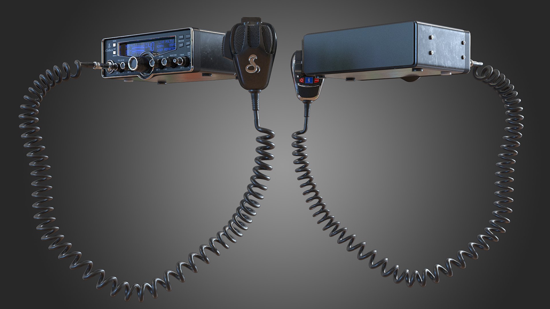 Cobra Cb Radio 3D Model - TurboSquid 1605294