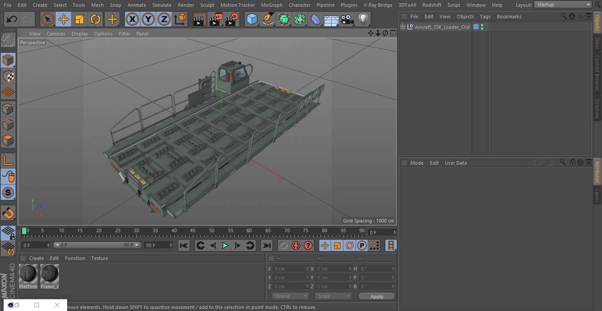 Aircraft 25K Loader Old 3D model - TurboSquid 2025437