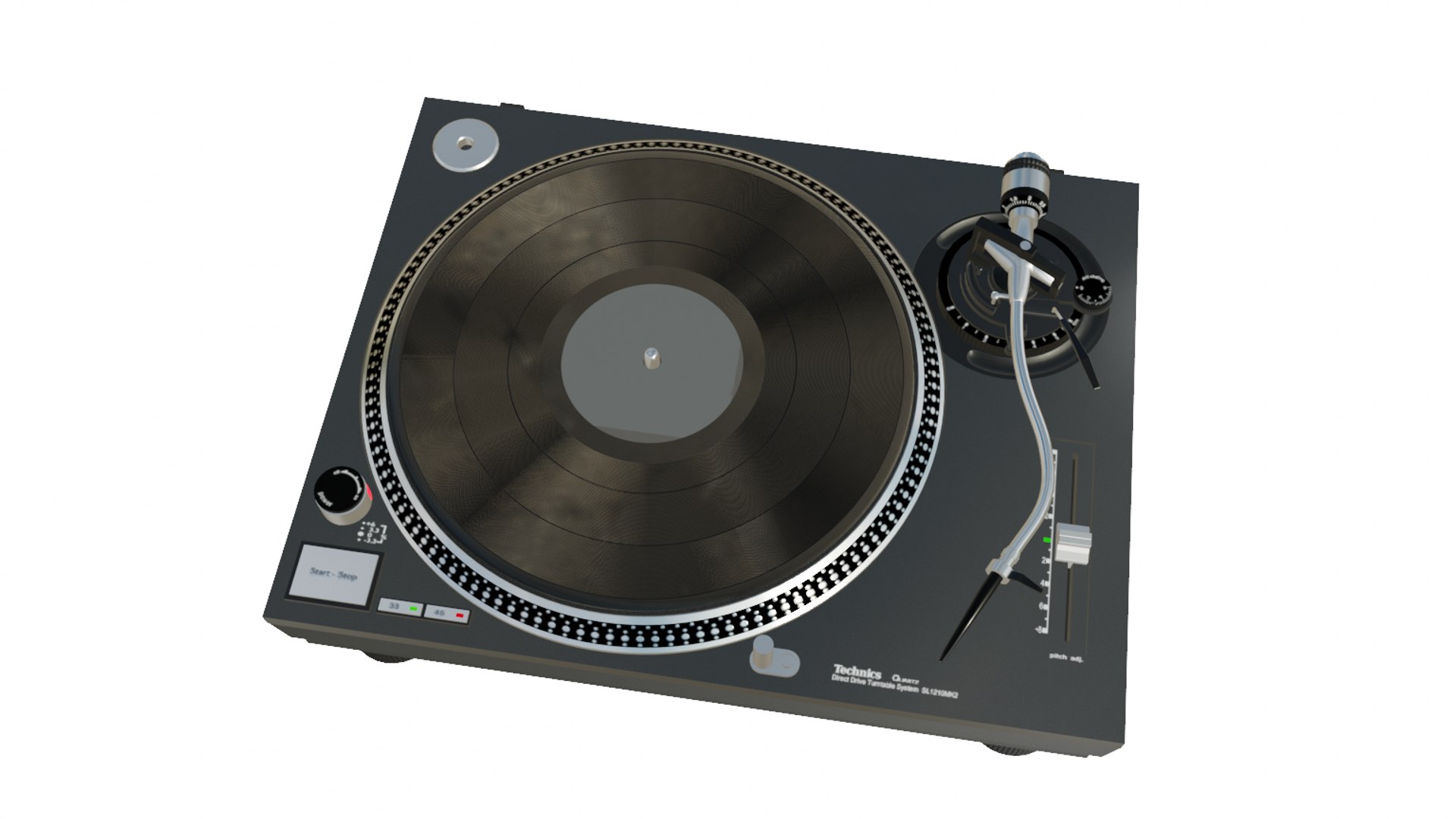 Technics 1210 Mk 3D Model - TurboSquid 1689674
