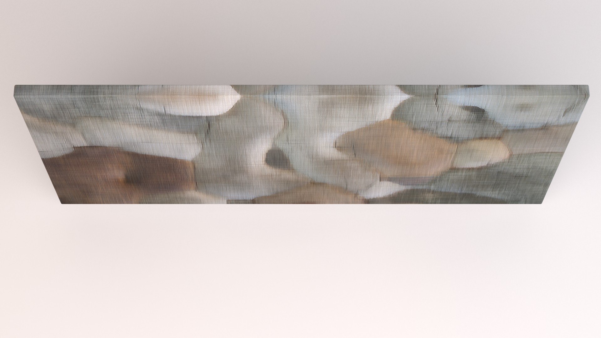 3d model of contemporary art canvas wall