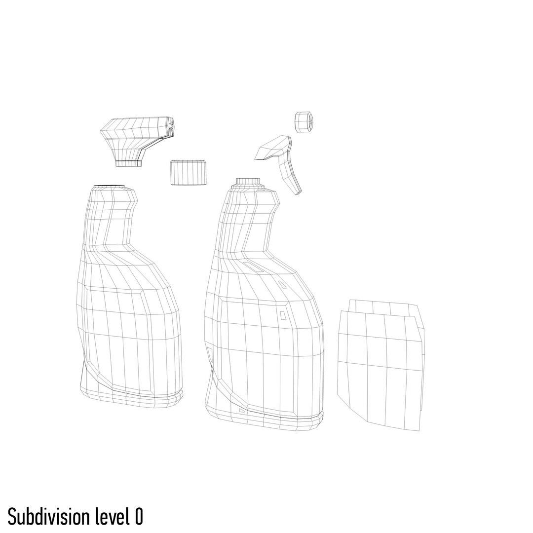 Spray Cleaner 3D Model - TurboSquid 1291514