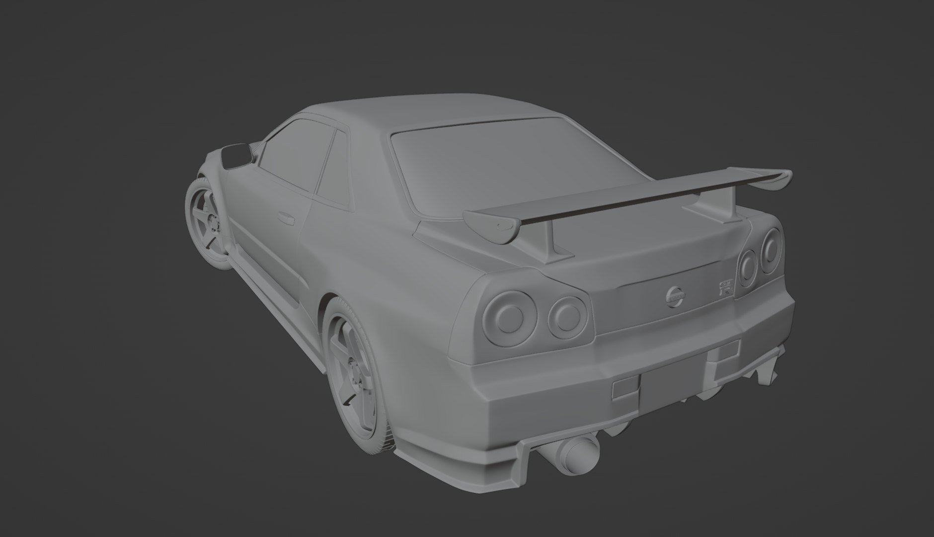 Nissan Skyline GT-R R34 3D Model - TurboSquid 1923010