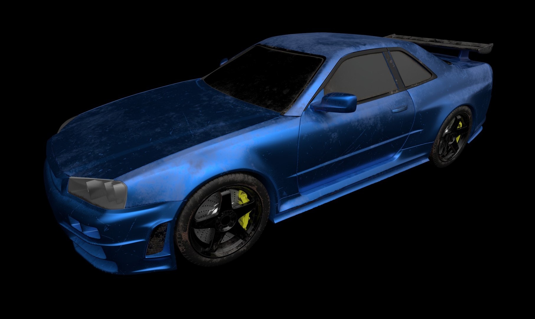 Nissan Skyline GT-R R34 3D Model - TurboSquid 1923010