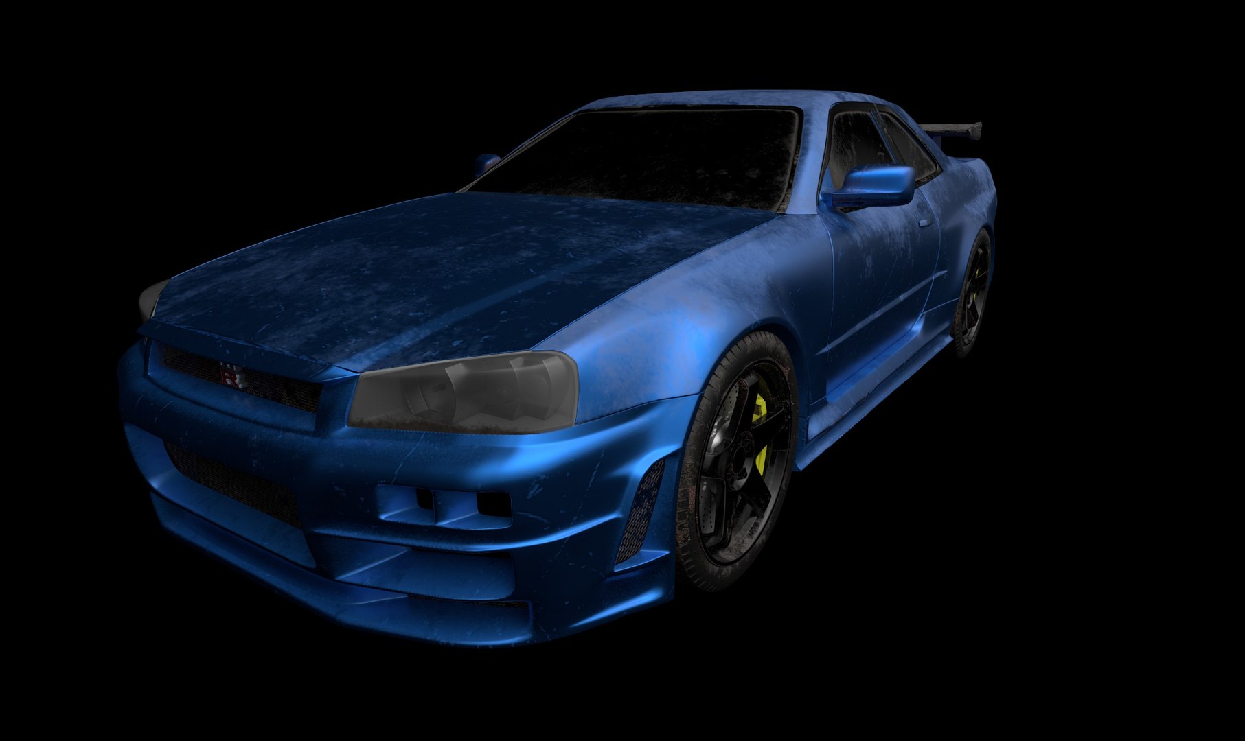 Nissan Skyline GT-R R34 3D Model - TurboSquid 1923010
