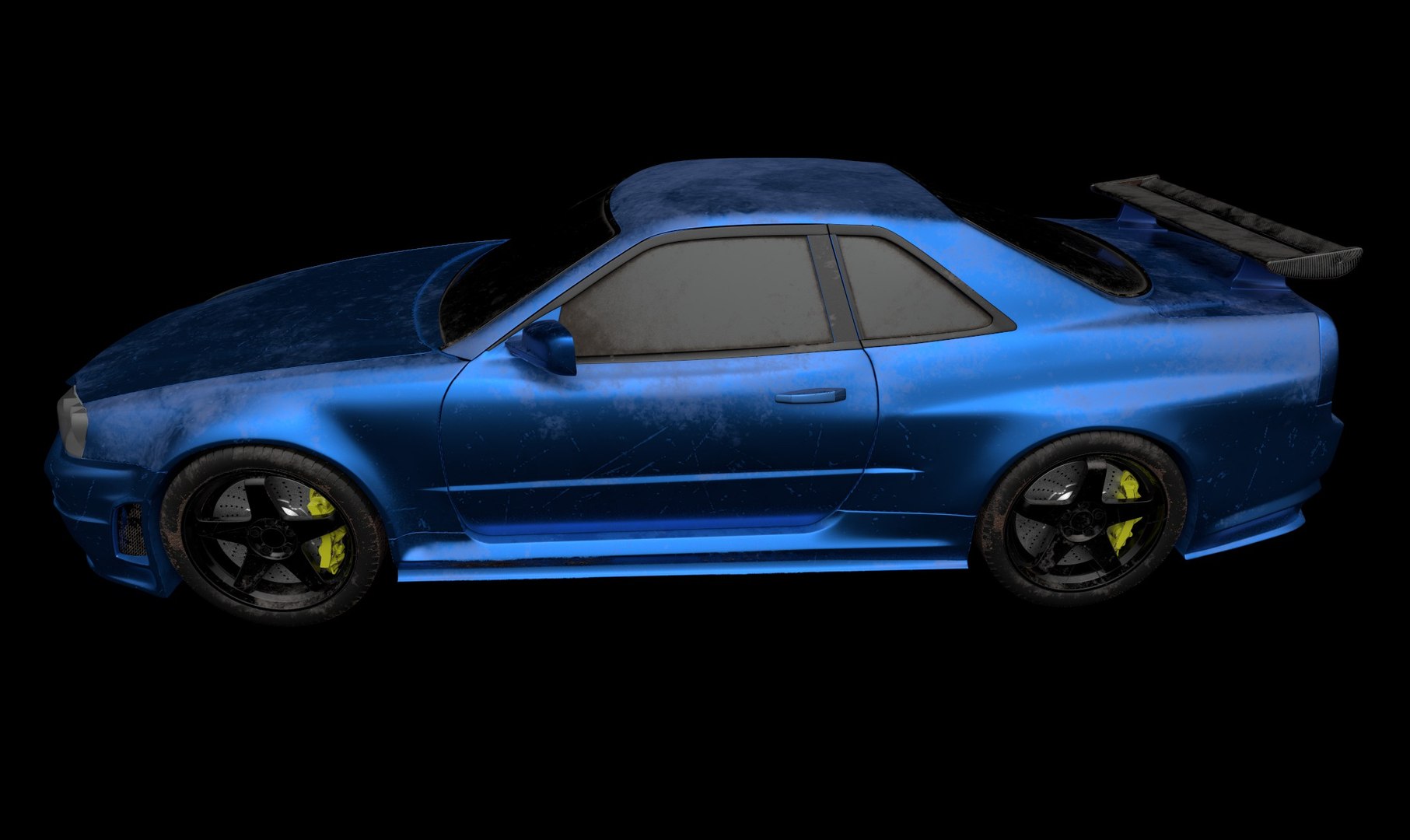 Nissan Skyline GT-R R34 3D Model - TurboSquid 1923010