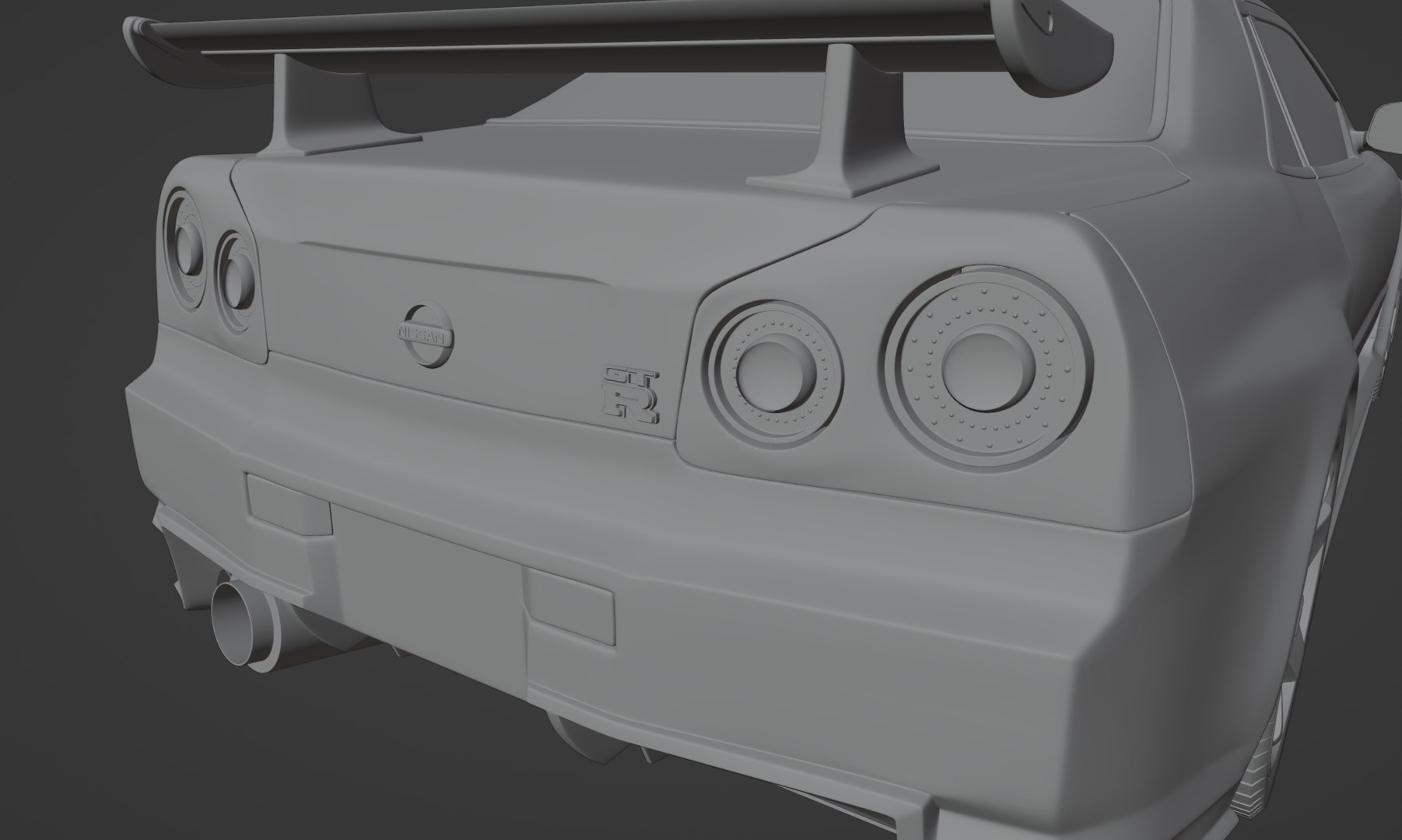 Nissan Skyline GT-R R34 3D Model - TurboSquid 1923010