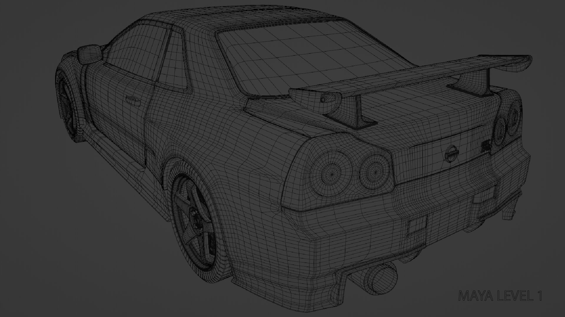 Nissan Skyline GT-R R34 3D Model - TurboSquid 1923010