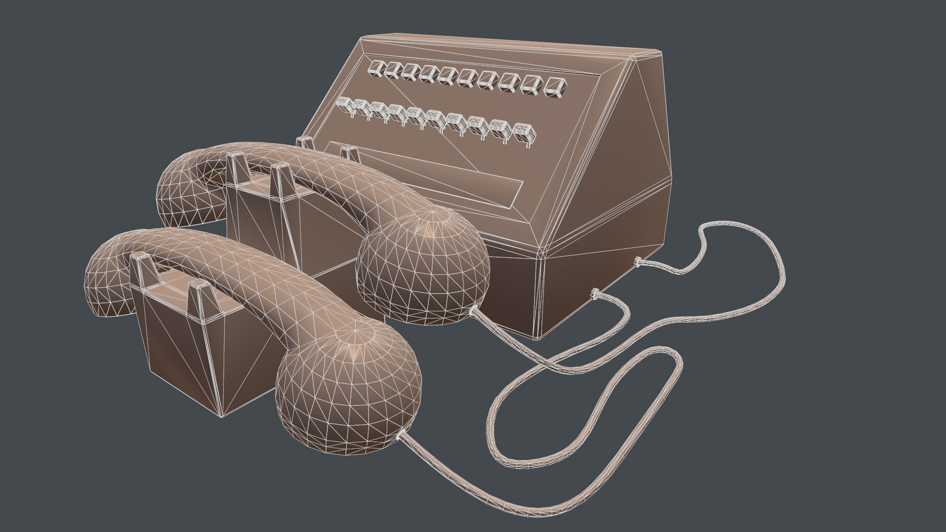 3D Retro Conference Intercom Model - TurboSquid 1824450