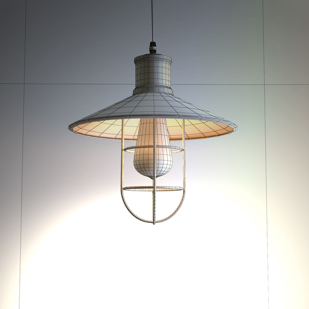 3d Industrial Light Model