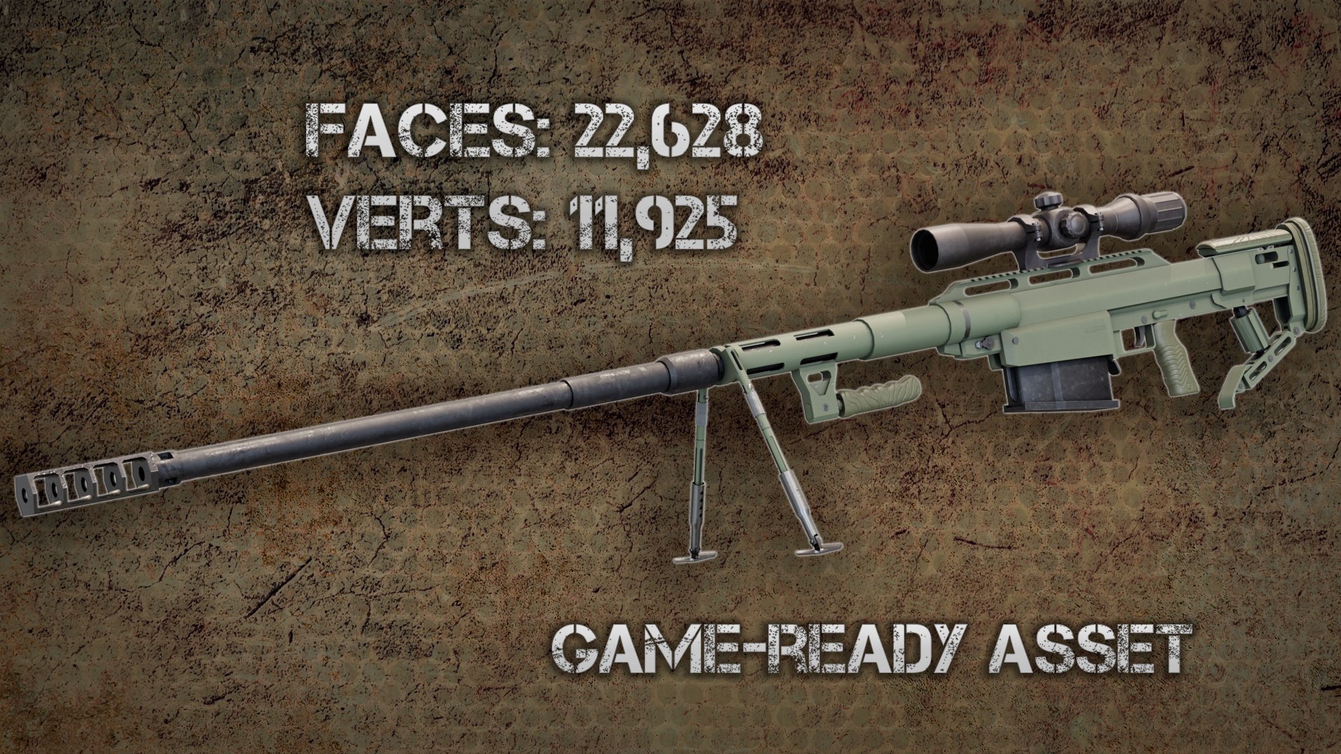 Sniper Rifle Snipex Alligator 3D Model - TurboSquid 2206269