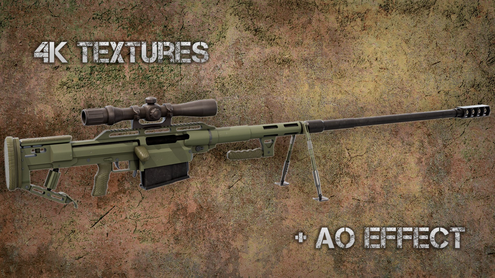 Sniper Rifle Snipex Alligator 3D Model - TurboSquid 2206269