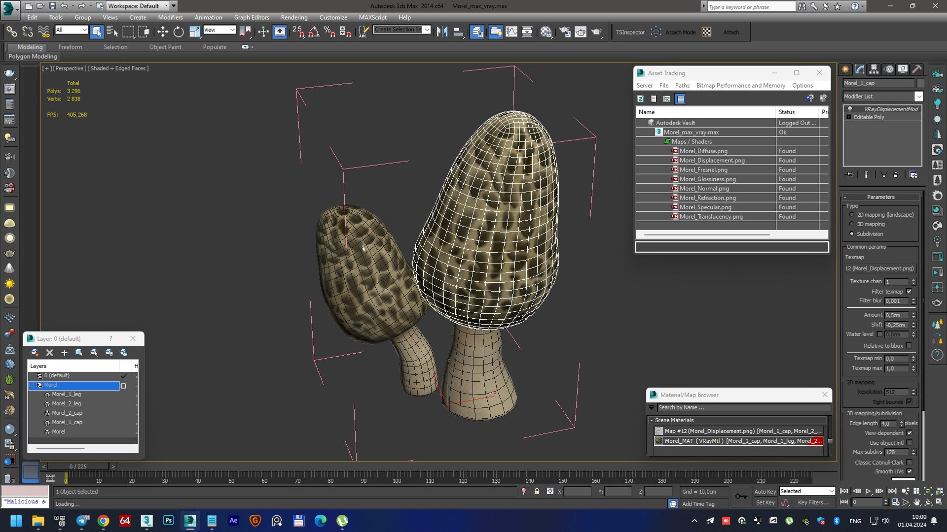 Morel 3D Model - TurboSquid 2216641
