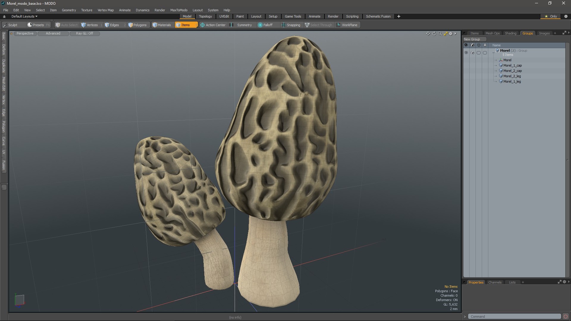 Morel 3D Model - TurboSquid 2216641