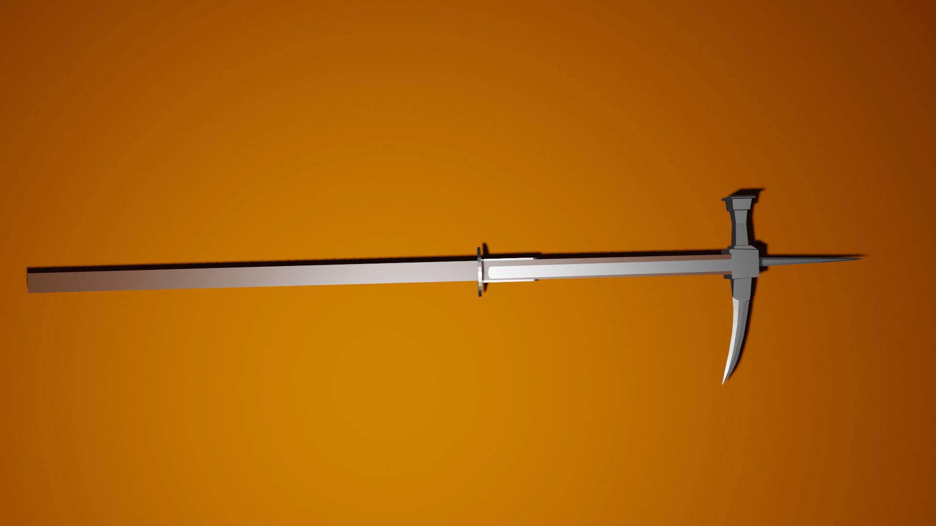 Low-poly Bec De Corbin 3D Model - TurboSquid 1919652