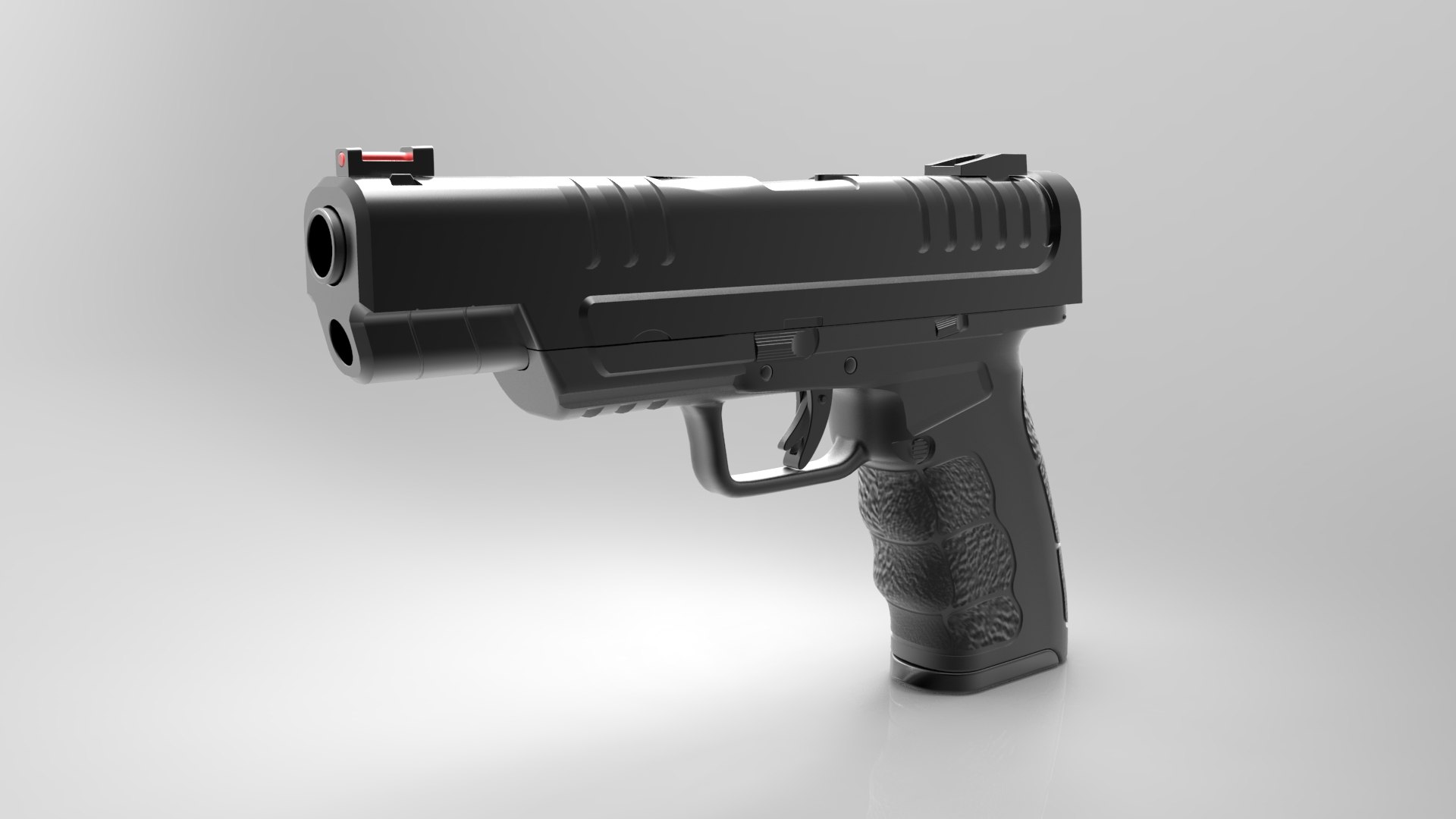 Gun handgun model - TurboSquid 1403821