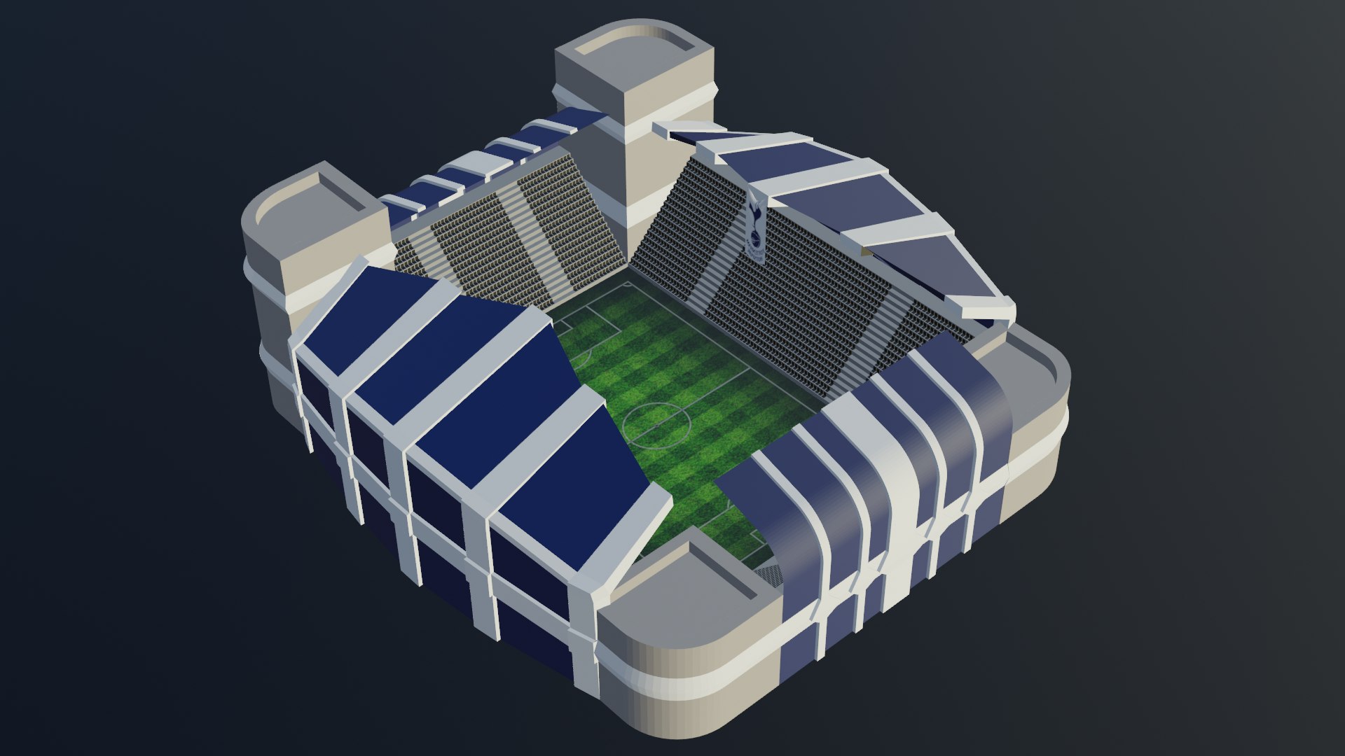 3D Football Stadium - Tottenham Hotspur - TurboSquid 1882280