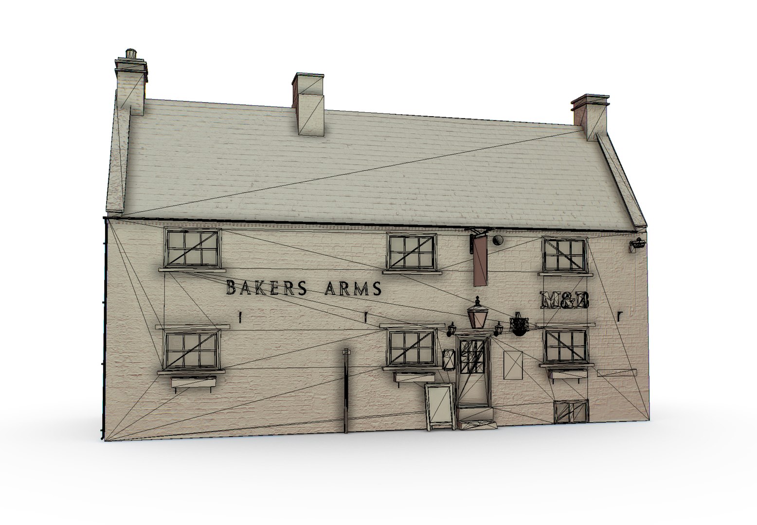 Old English Pub 003 3D Model - TurboSquid 2137078
