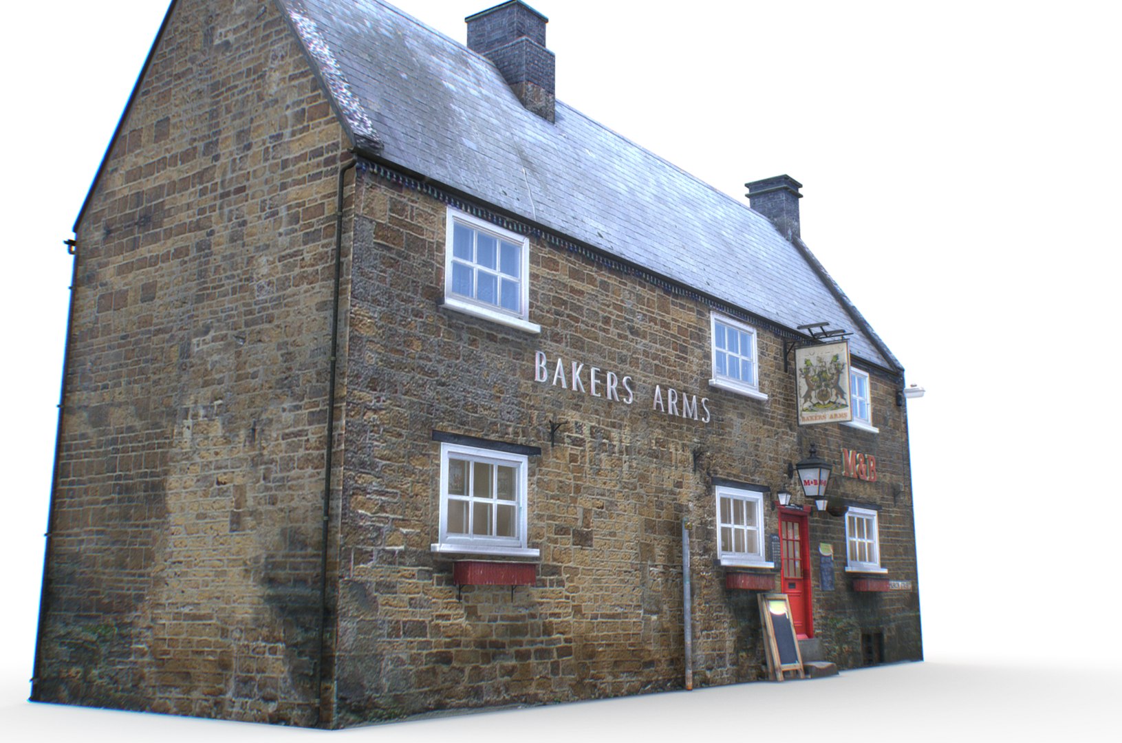 Old English Pub 003 3D Model - TurboSquid 2137078