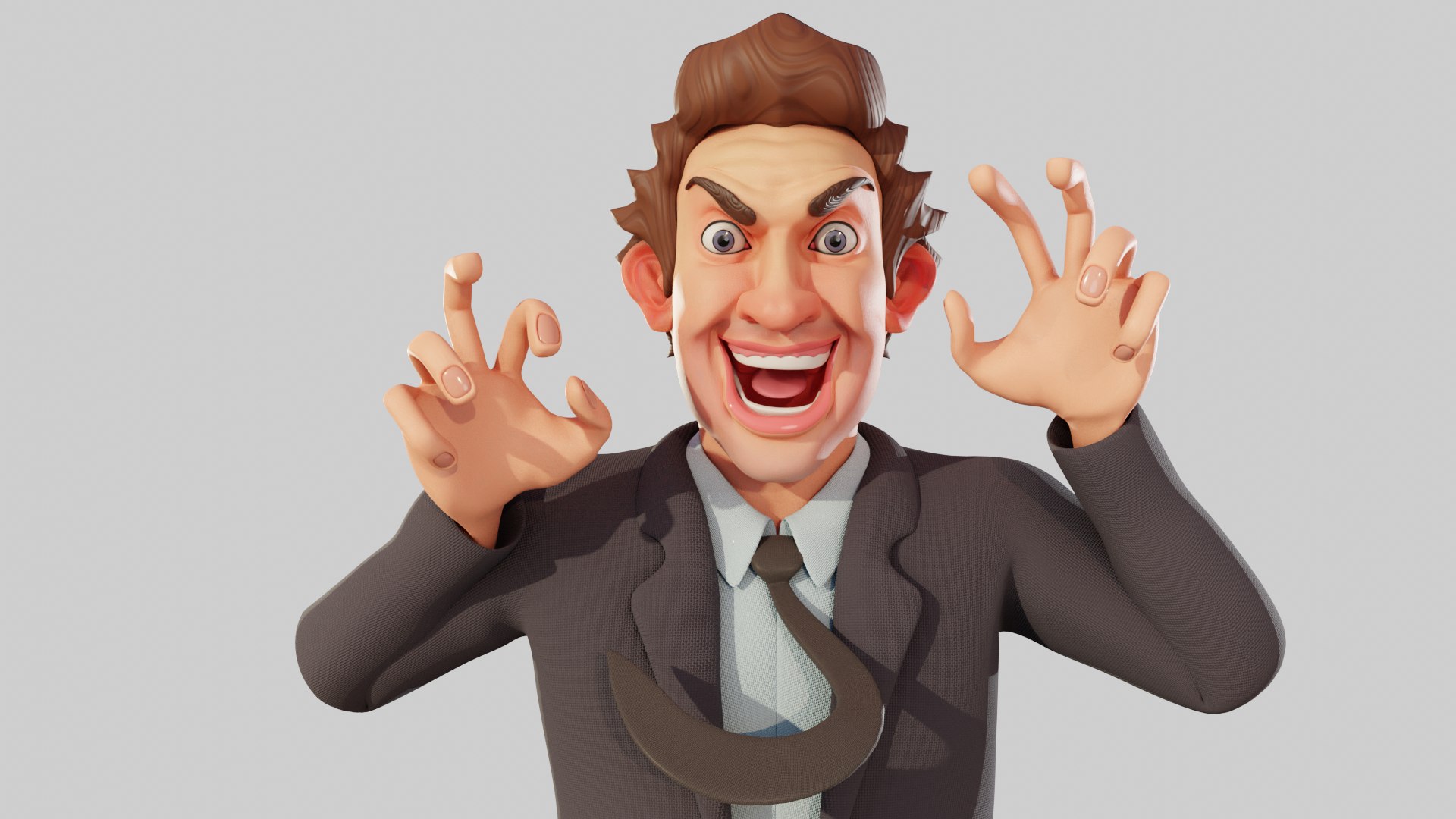 3D Jim Halpert Caricature Rig - TurboSquid 2012928