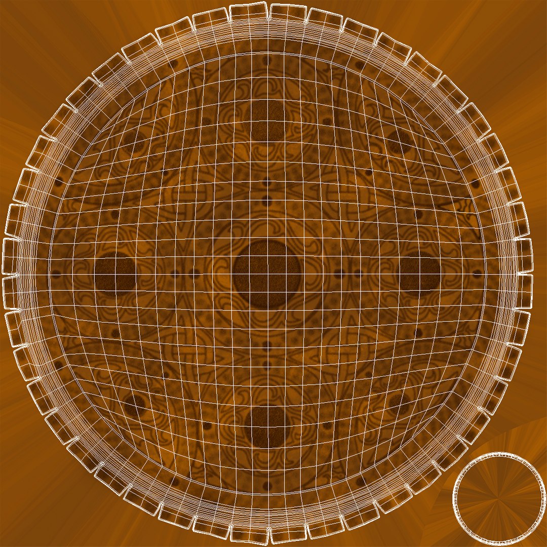 3d Model Scottish Targe Shield