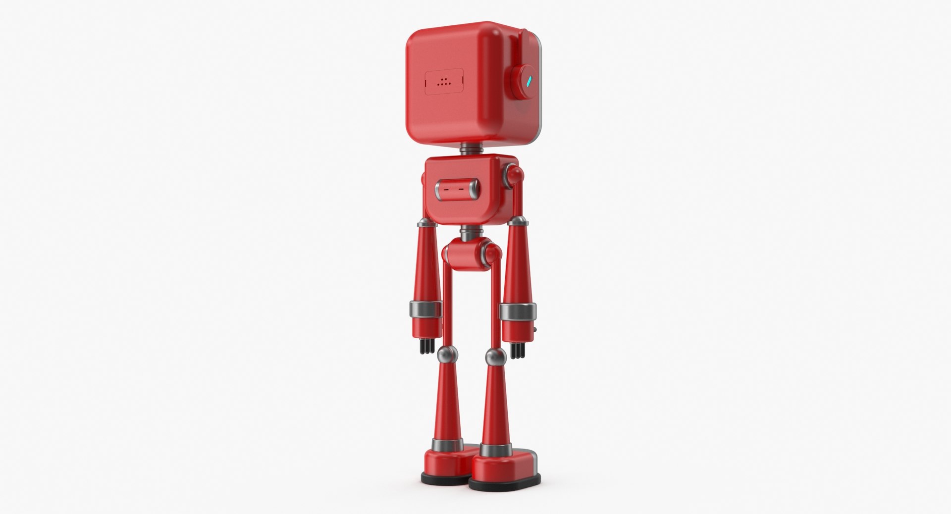 Robot 03 Red 3D Model - TurboSquid 2044436