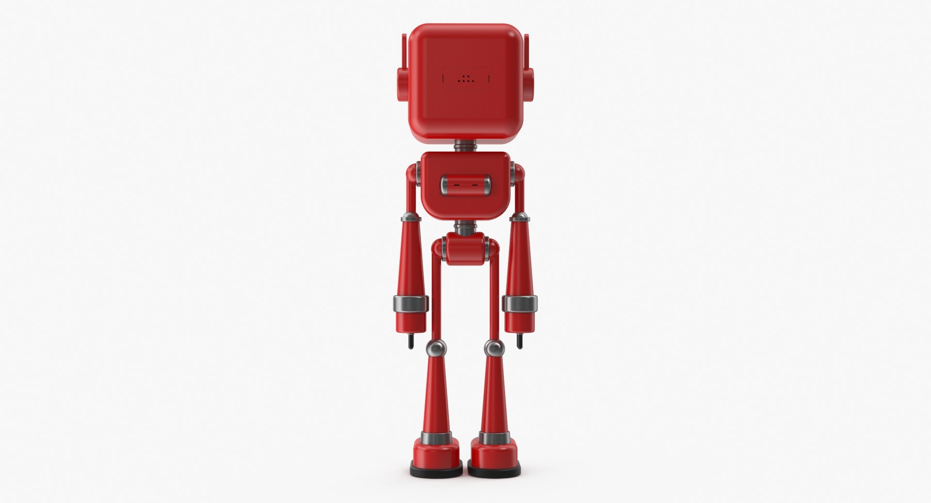 Robot 03 Red 3D Model - TurboSquid 2044436
