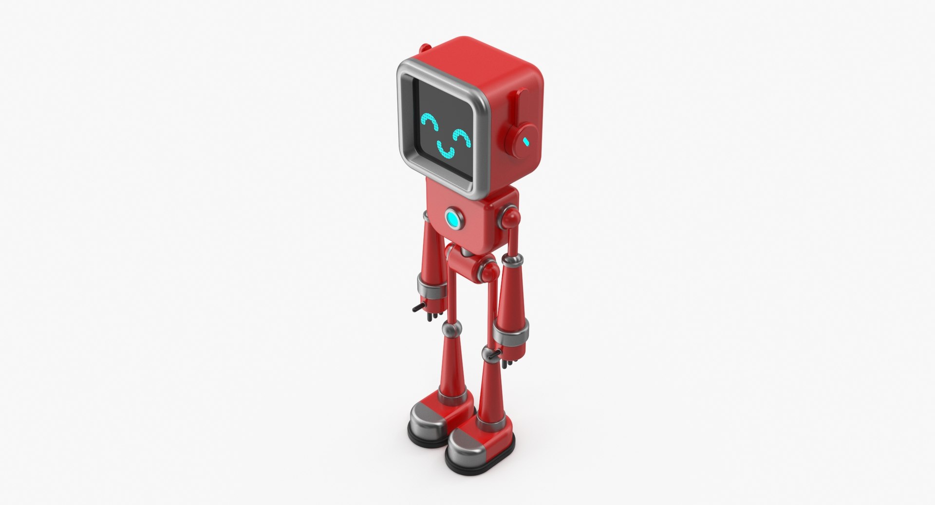 Robot 03 Red 3D Model - TurboSquid 2044436