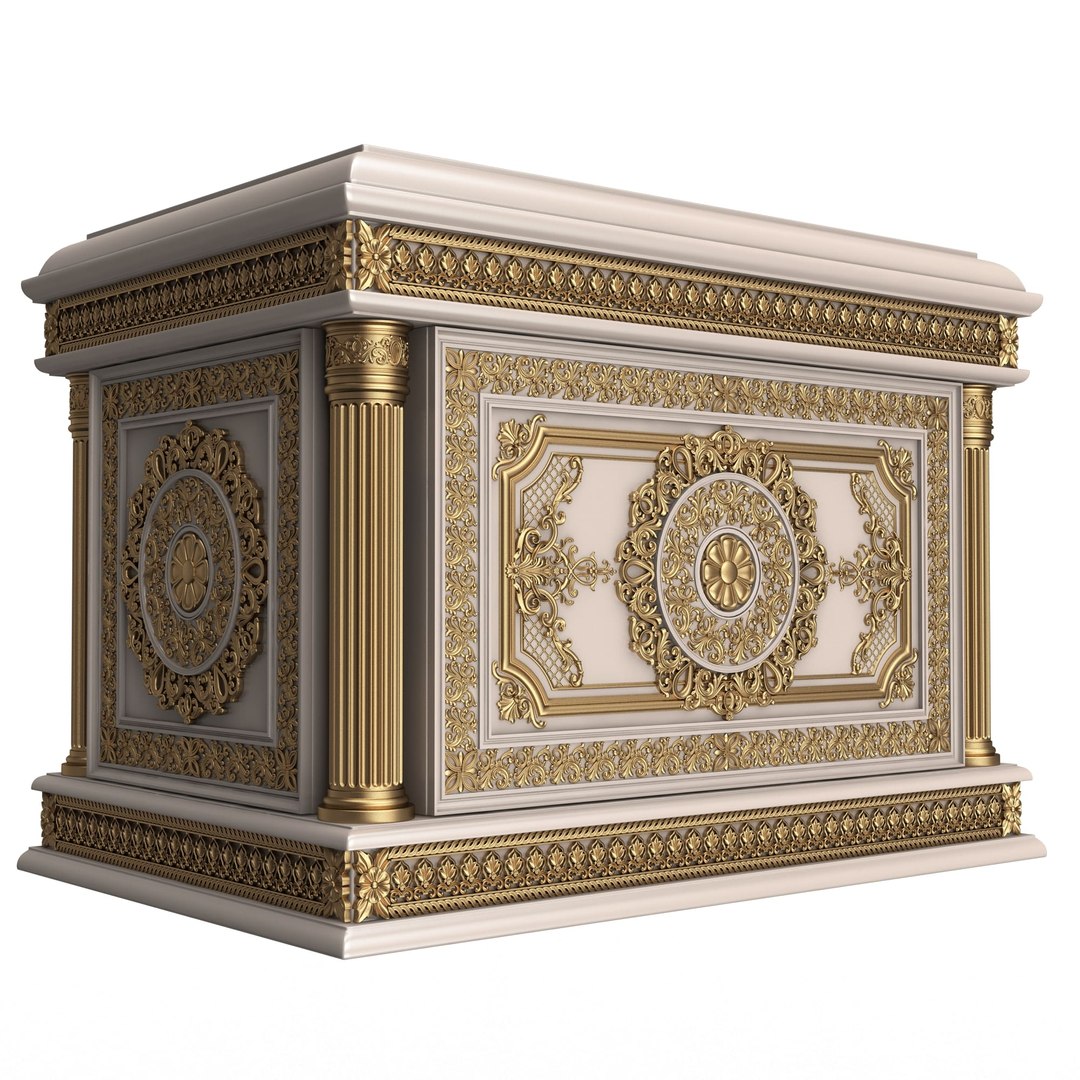 Chest 06 White 3D Model - TurboSquid 2242624
