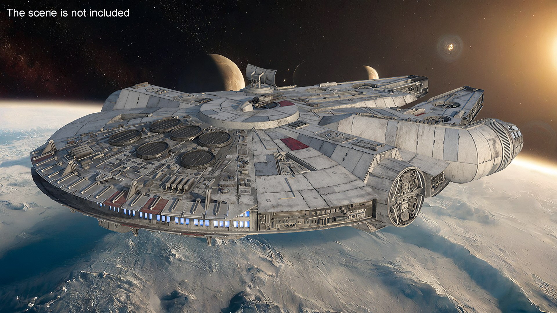 3D Millennium Falcon Simple Interior - TurboSquid 2291193