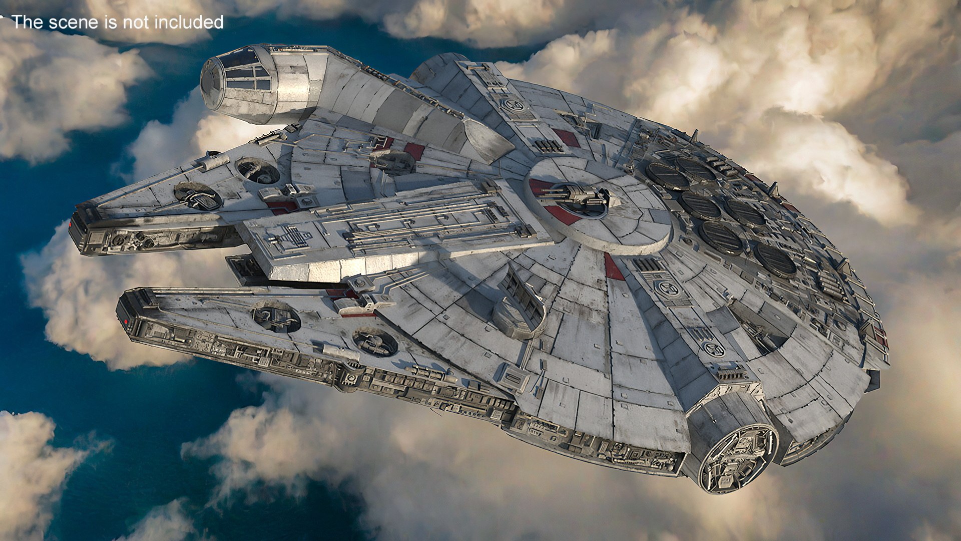 3D Millennium Falcon Simple Interior - TurboSquid 2291193