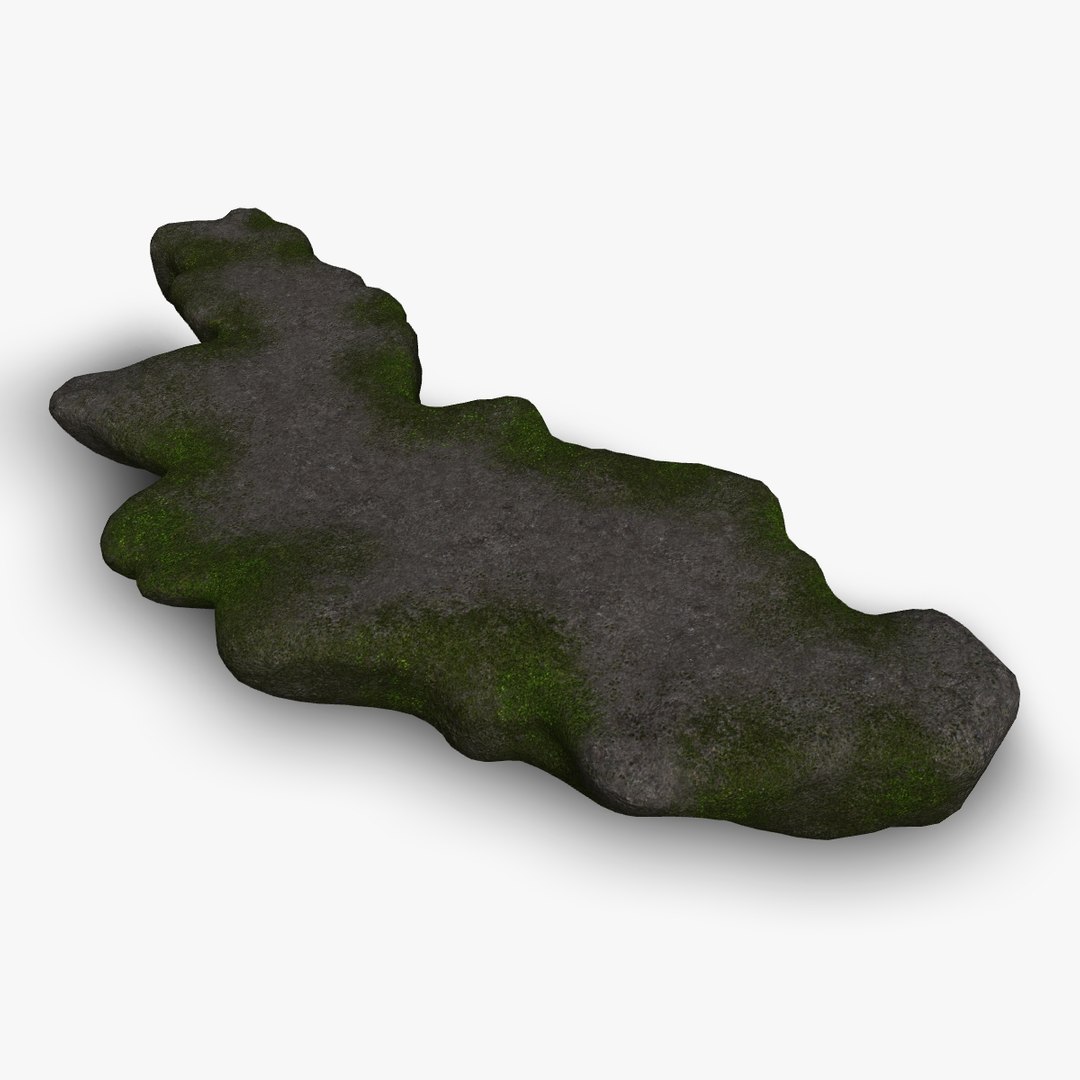 Rock Walkway 4 - Moss 1 3D Model - TurboSquid 2080042