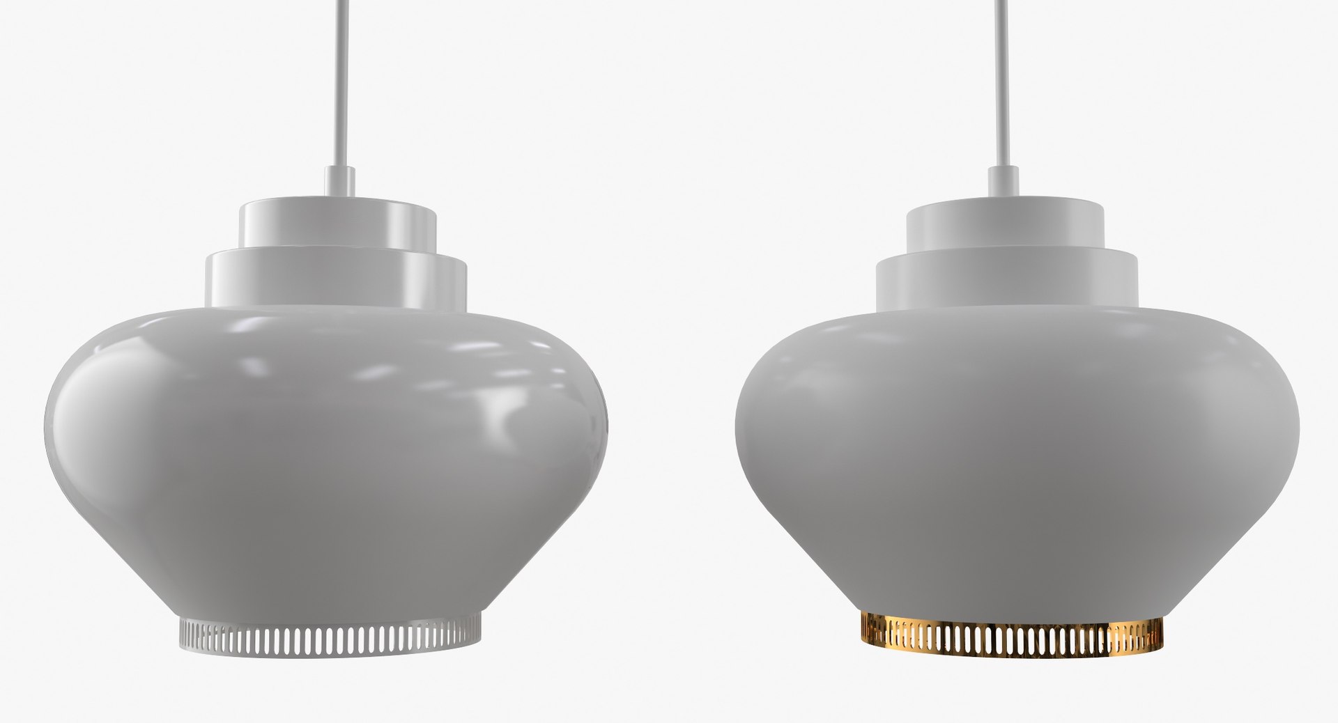 3D A333 Pendant Light Turnip - TurboSquid 1291233