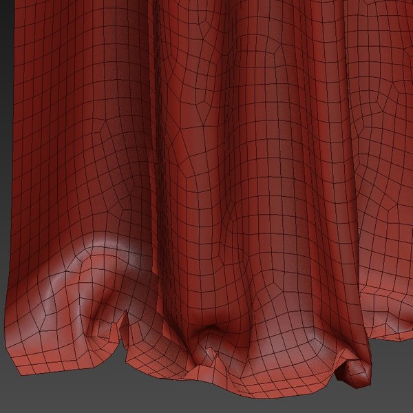 White tulle 3D model - TurboSquid 1371612