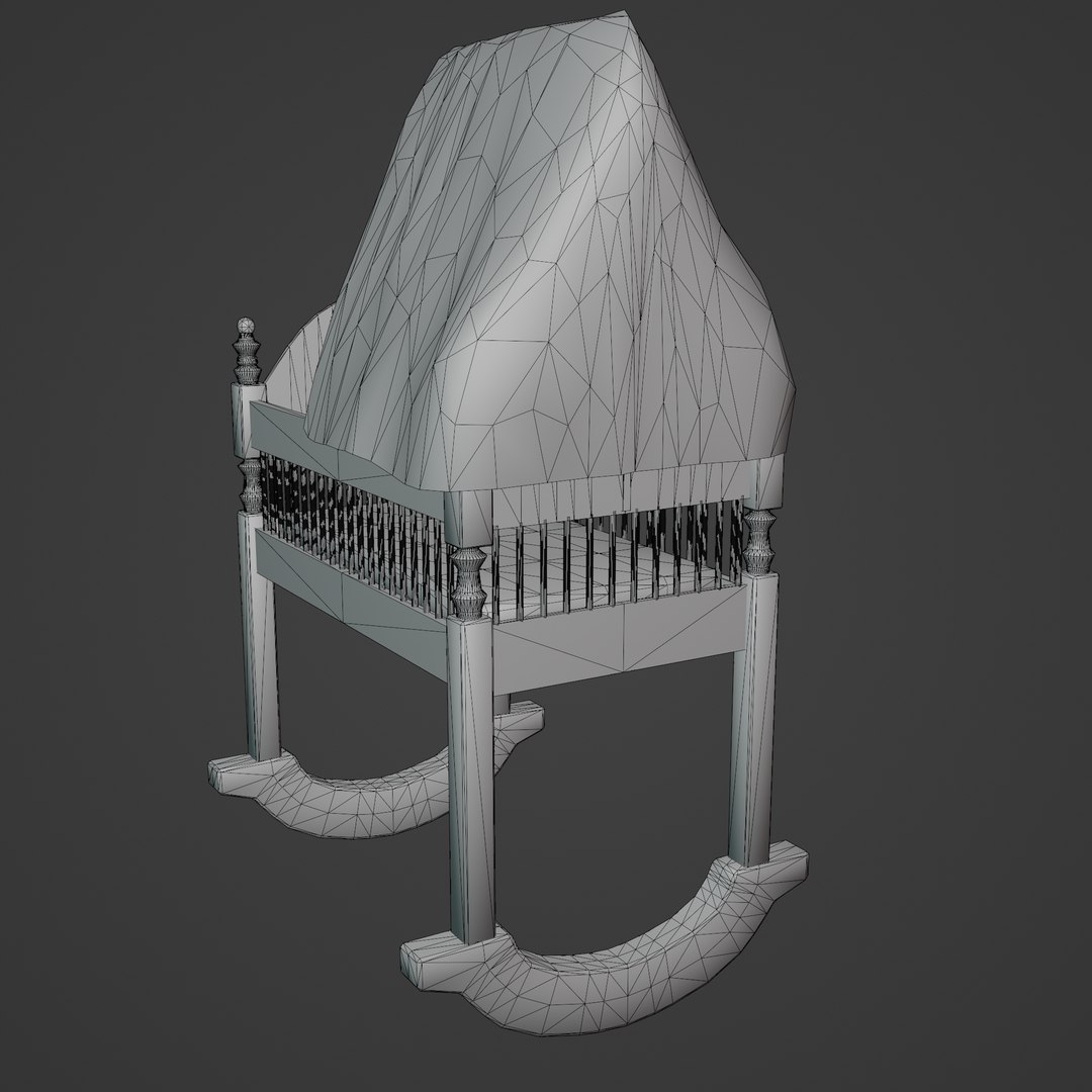 3D Crib PBR Low-poly 3D Model Model - TurboSquid 1956759