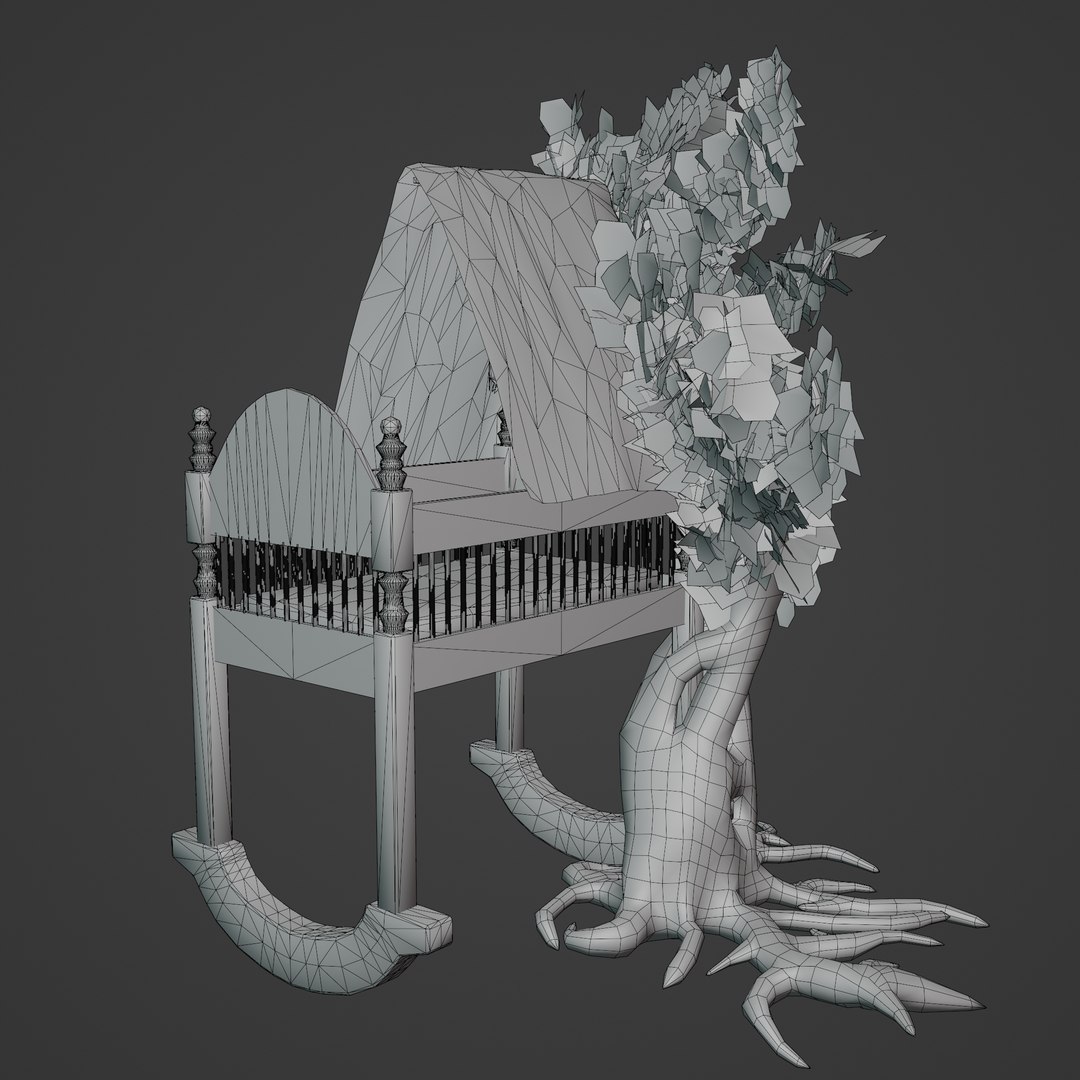 3D Crib PBR Low-poly 3D Model Model - TurboSquid 1956759