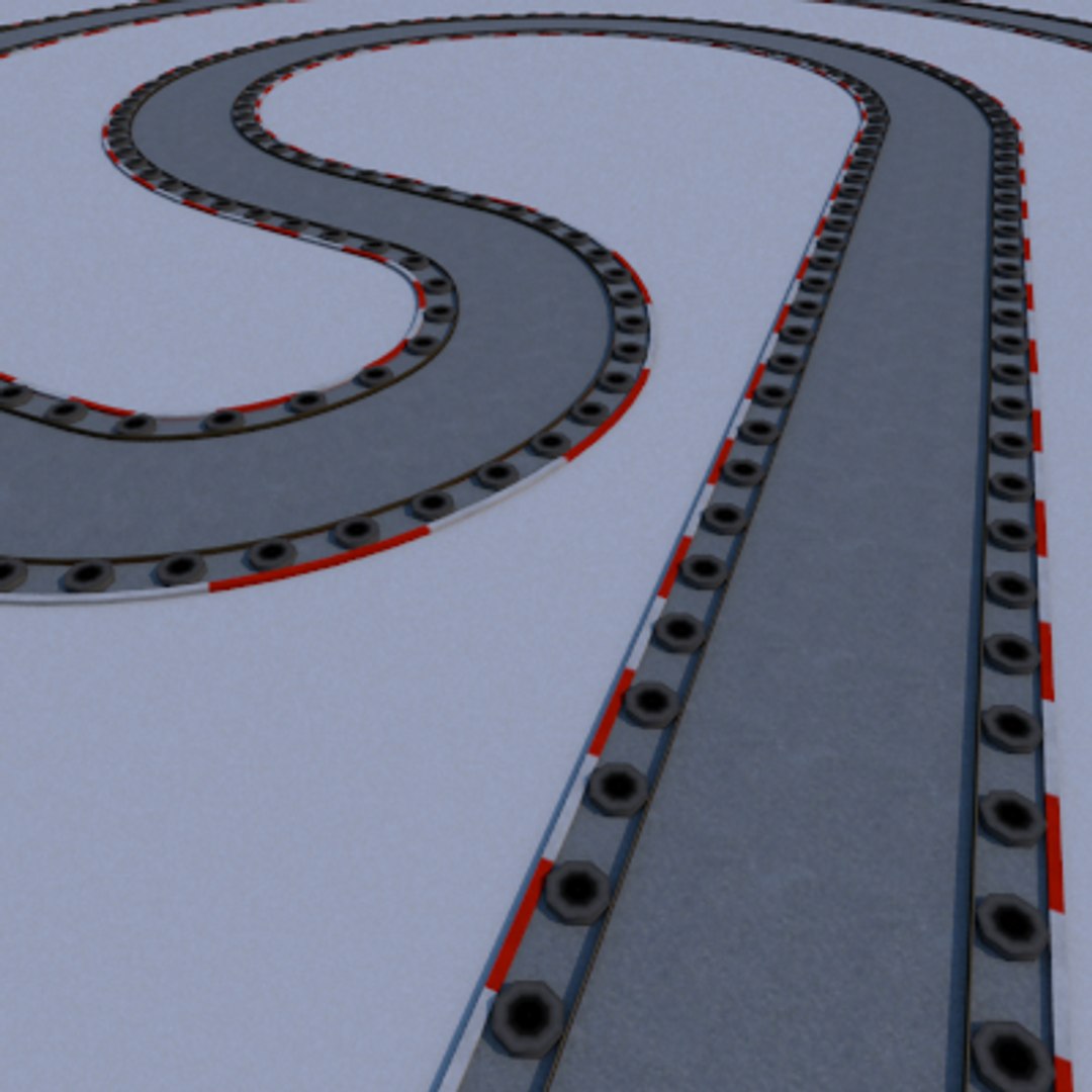 Go-kart Track 3d Model