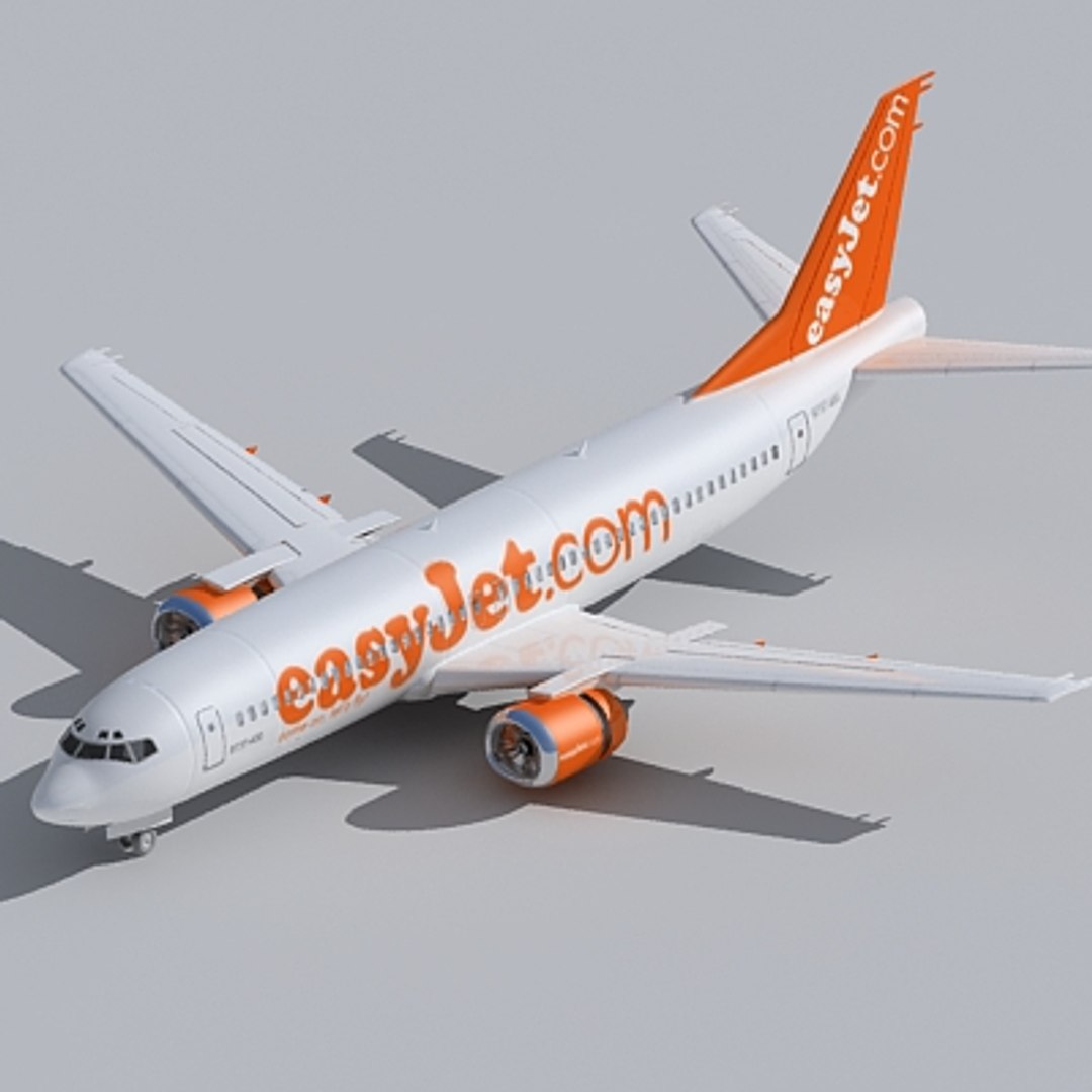3d Model 737-400 Easyjet