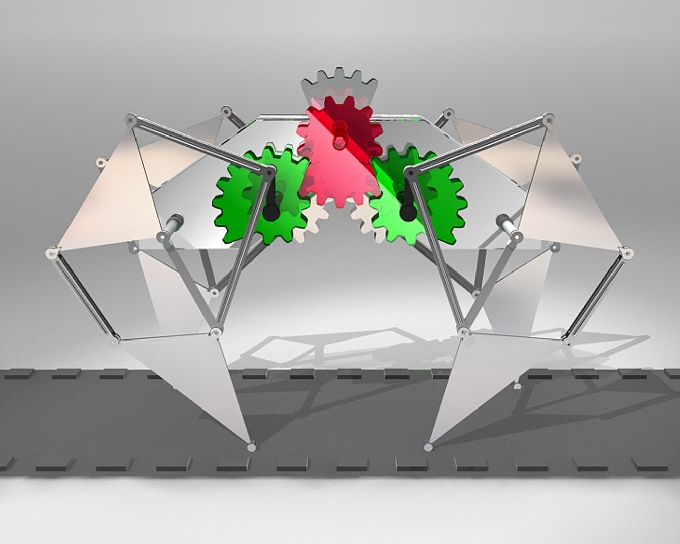 3d Model Linkages Walking