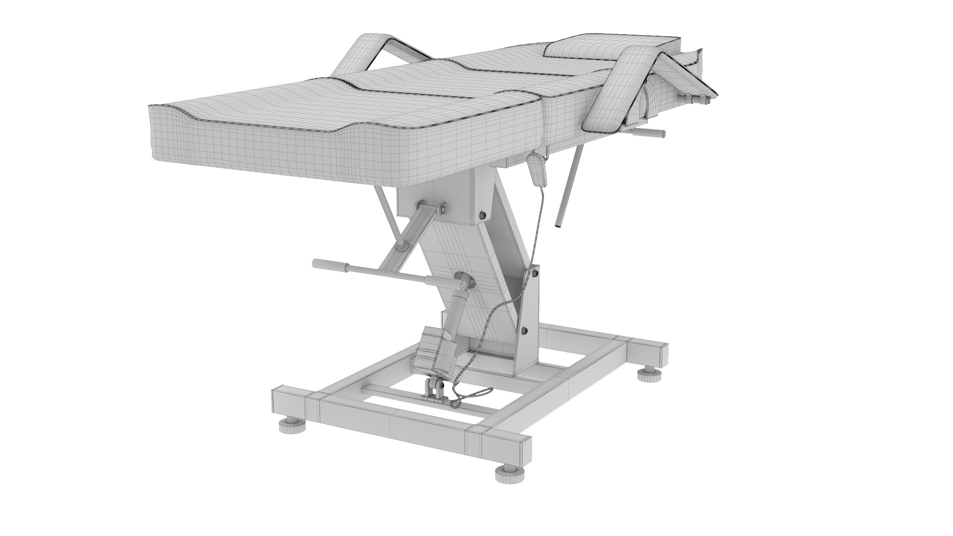 Massage Table 3D Model - TurboSquid 1605283