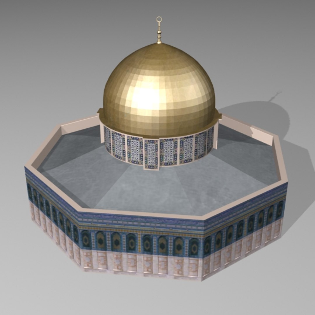 3d Model Dome Rock
