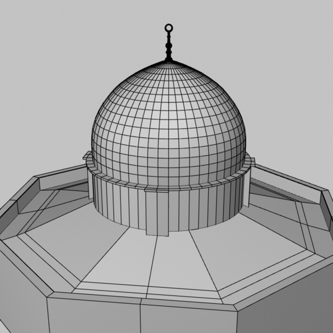 3d Model Dome Rock