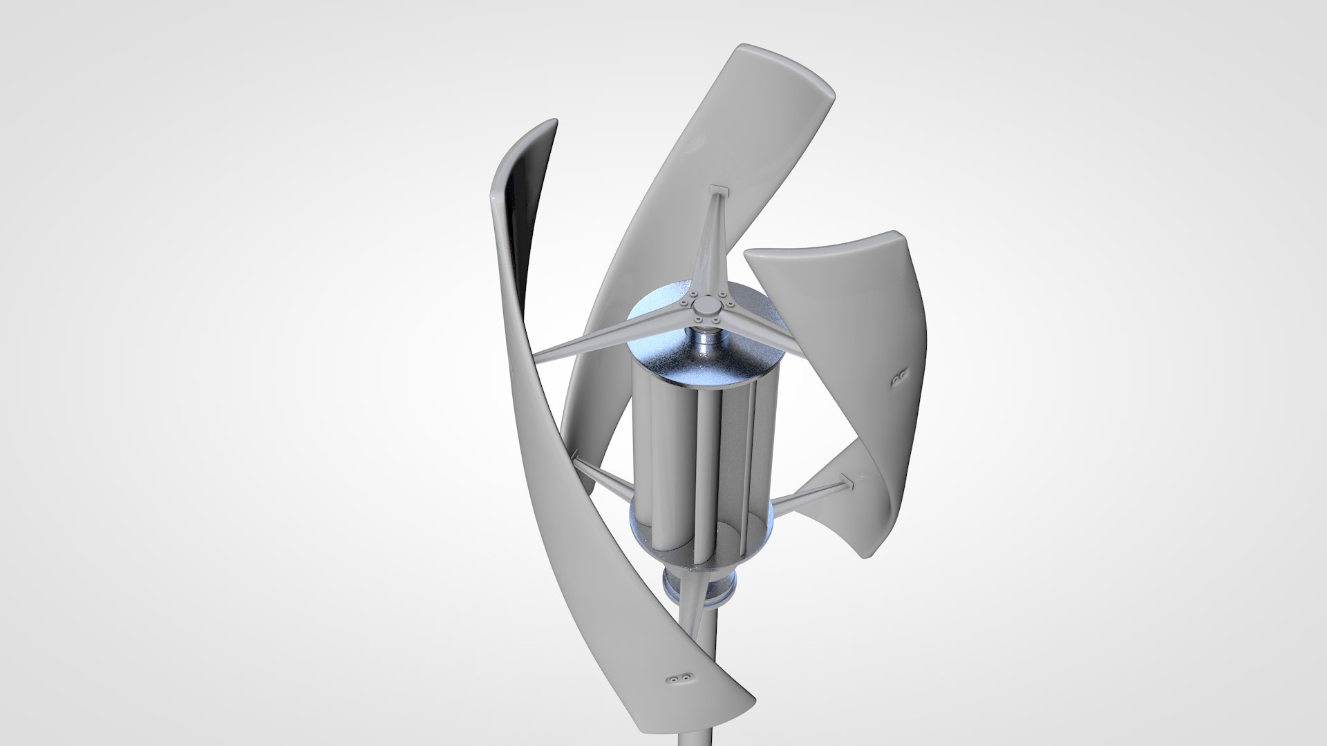 3D Model Helix Wind Turbine - TurboSquid 2217842
