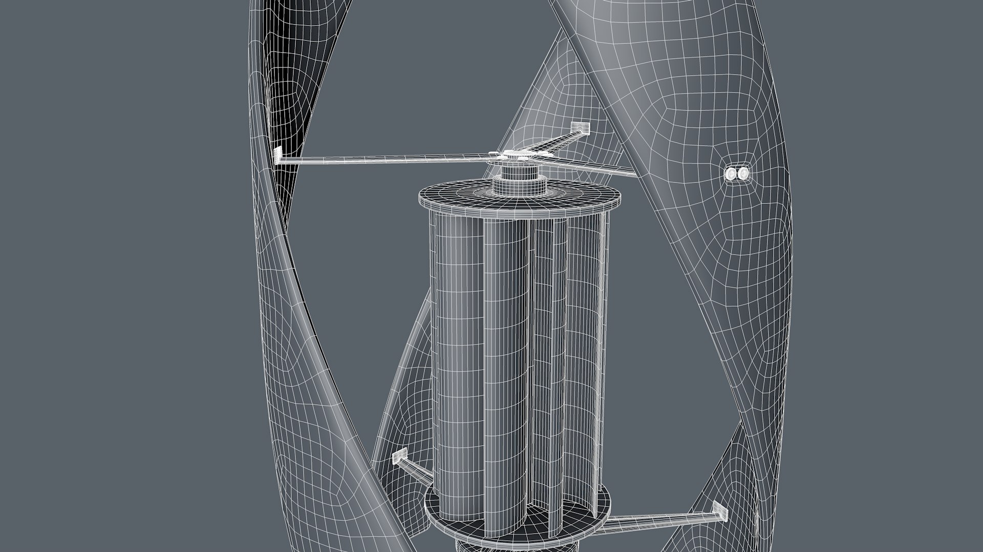 3D Model Helix Wind Turbine - TurboSquid 2217842