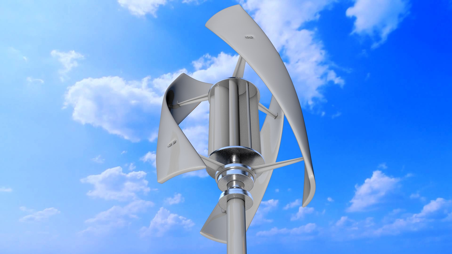3D Model Helix Wind Turbine - TurboSquid 2217842