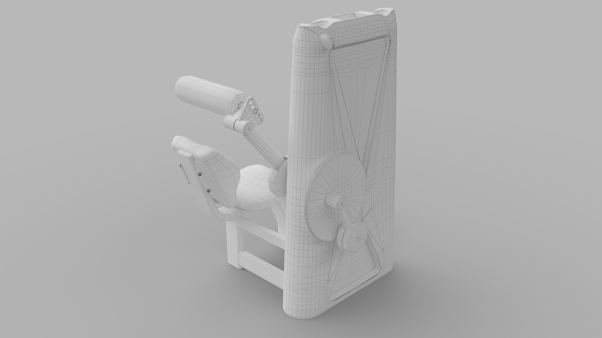 3D Generic Lower Back Gym Machine Model - TurboSquid 2120333